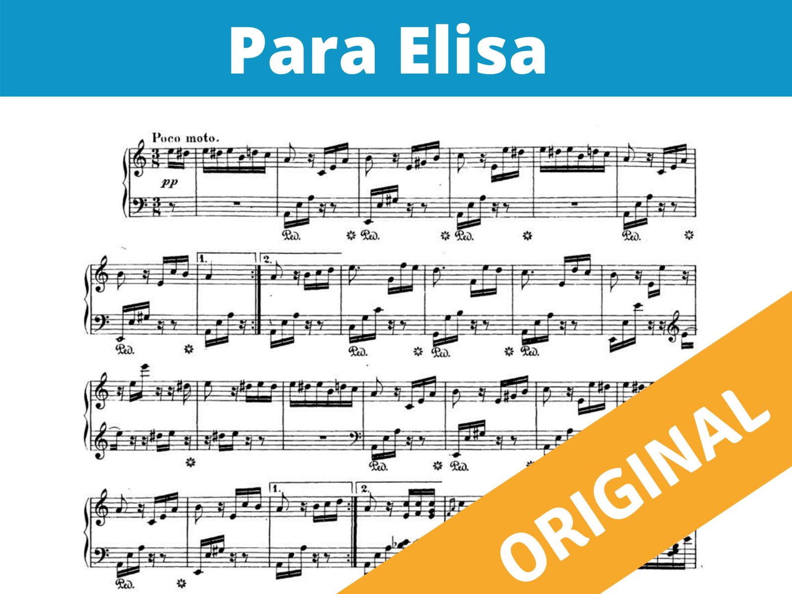 Partituras para Piano FÁCILES en PDF| Marcolara.net